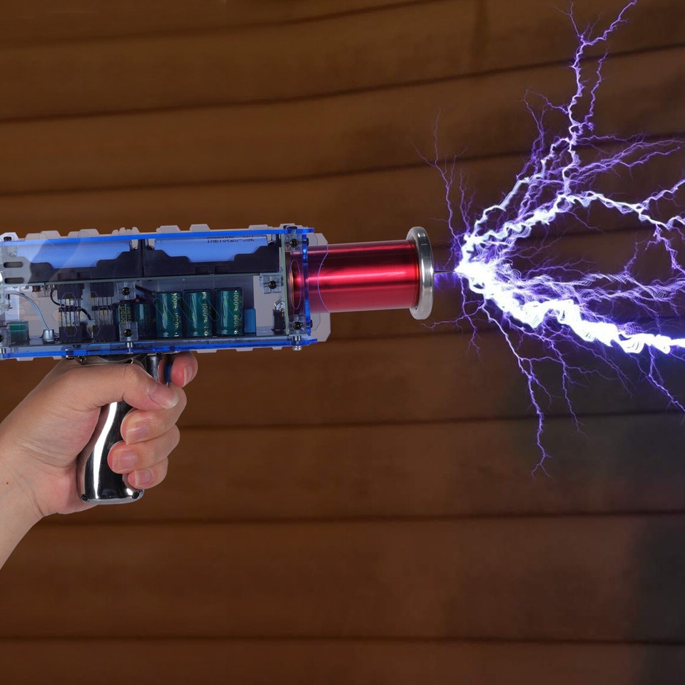 Handheld Tesla Coil Gun Portable Mini Arc Generator for Tesla Coil ...