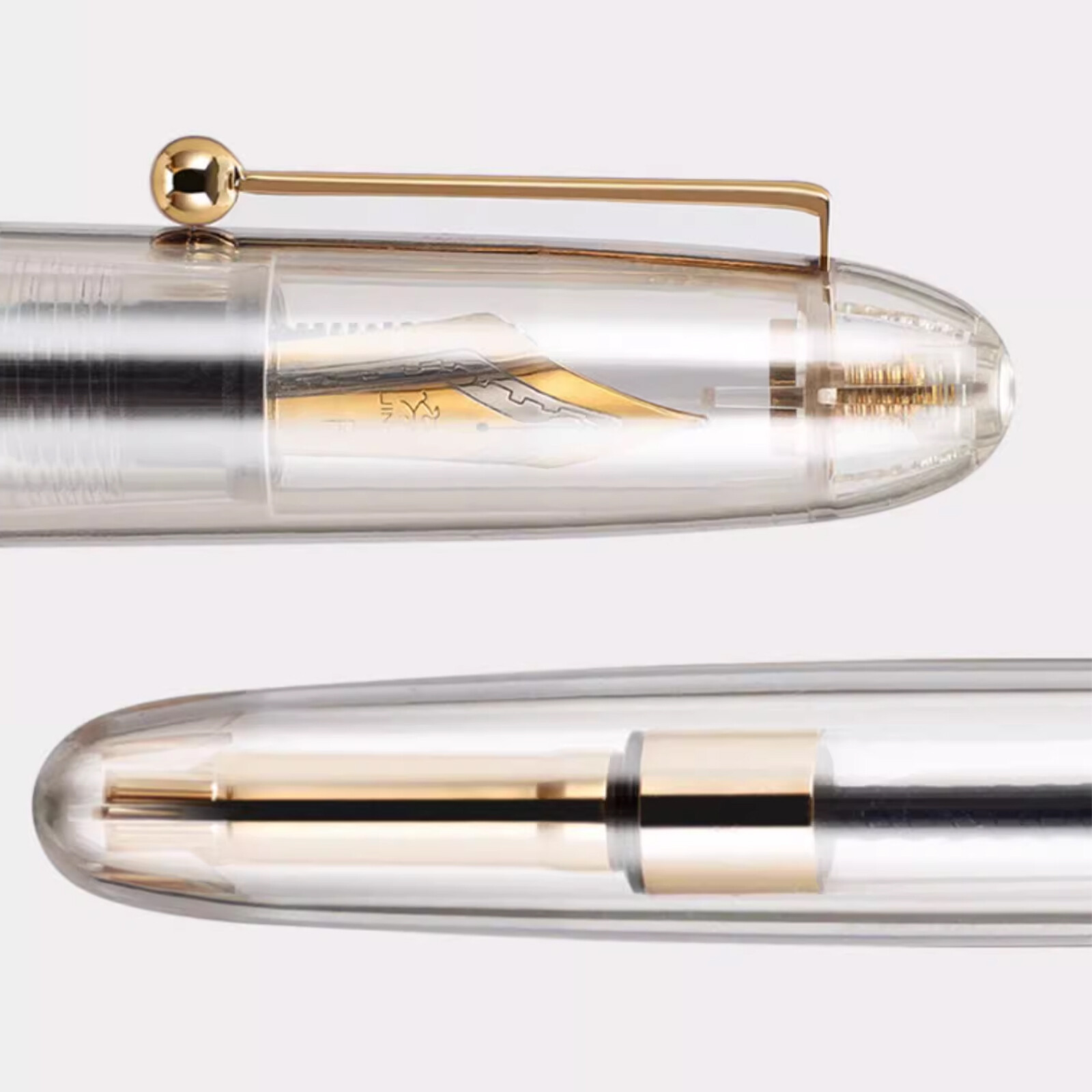 Jinhao 9019 Resin Fountain Pen #8 F/M Nib, Big Size & High Capacity ...