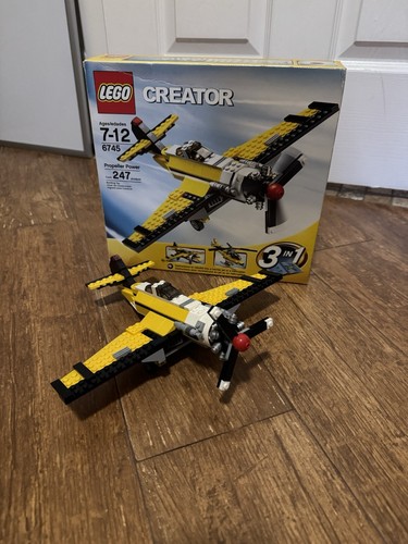 Lego 6745 Creator 3 In 1 Propeller Power Airplane With Manual And Box ...