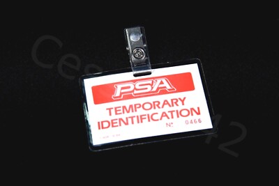 PSA Original Vintage TEMPORARY ID Tag Pacific Southwest Airlines ...