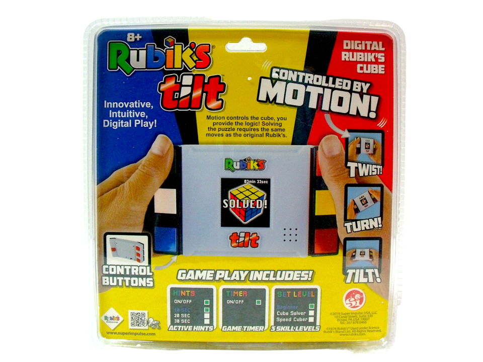 Rubik's Tilt, Controlled by Motion Digital Rubik's Cube Game, Super ...