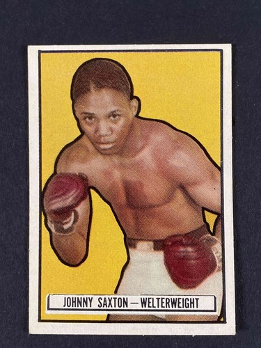 Topps Ringside 1951 Boxing - Johnny Saxton #18 - NM | eBay