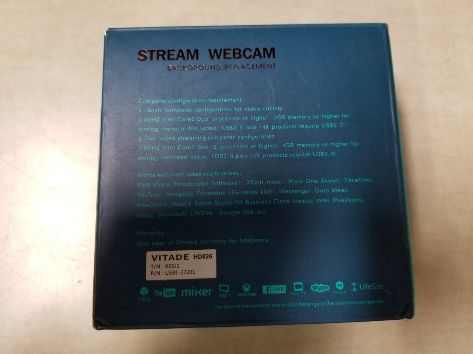 Stream Webcam Background Replacement USBL-232J1 | eBay