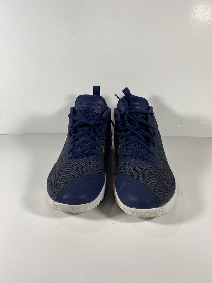 Nike Men's LeBron Witness 2 'Midnight Navy' Blue/Gold Sz 14 942518-423 ...