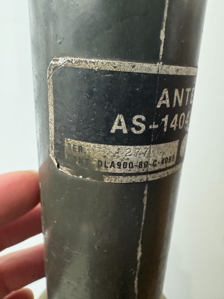 General Electric AS-1404 Antenna w/ Spring Base PRC-41 Military Radio ...