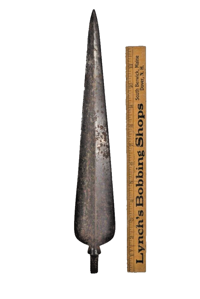 antique pike/spontoon head weapon military 18th Revolutionary war ...