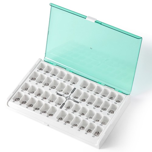 48Pcs Dental Kids Primary Molar Crowns Stainless Steel Pediatric Crown ...