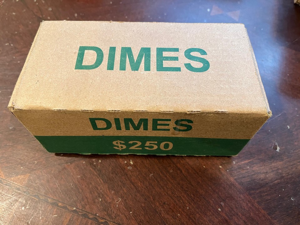 2025 D Denver Mint Roosevelt Dime Uncirculated Loomis Box 50 Rolls $250 ...