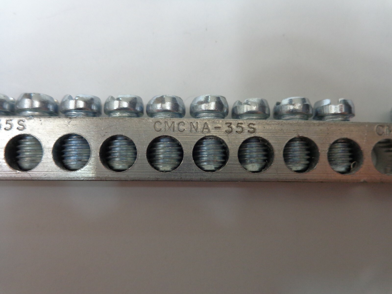 CMC NA-35S Ground Bar 4-14 CU9AL 13 Terminal Locations 4 3/4" Long | eBay