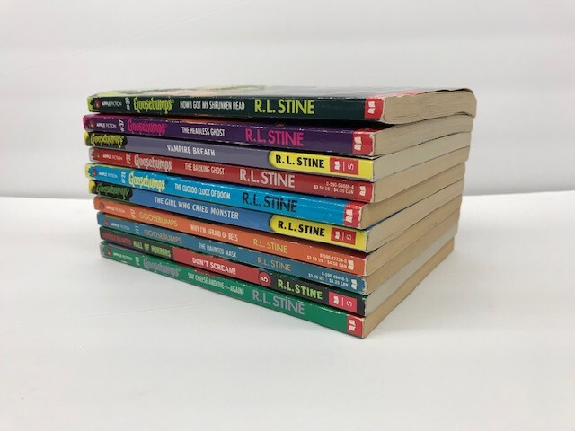 10 Goosebumps book lot of paperback Books collection kids New and ...