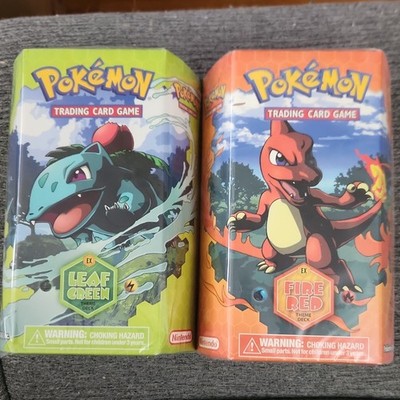 Pokémon EX Leaf Green & EX Fire Red Theme Deck Sealed Boxes (2 ...