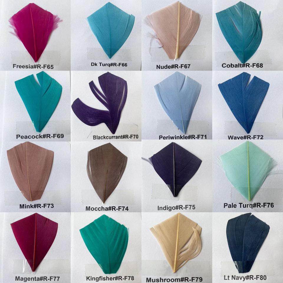 Goose Feather Twisted Mount Flower Millinery for Hat Fascinator DIY ...