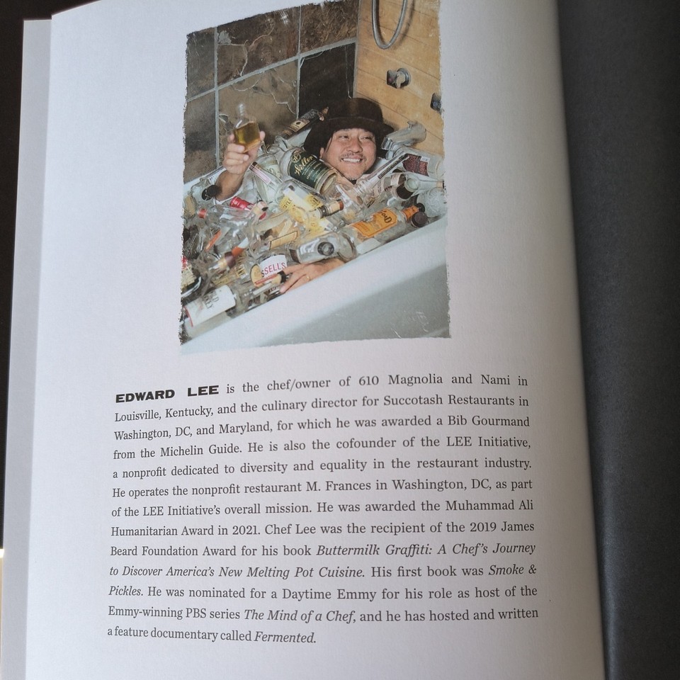 EDWARD LEE Autographed New " BOURBON LAND" Kentucky Whiskey Recipes ...