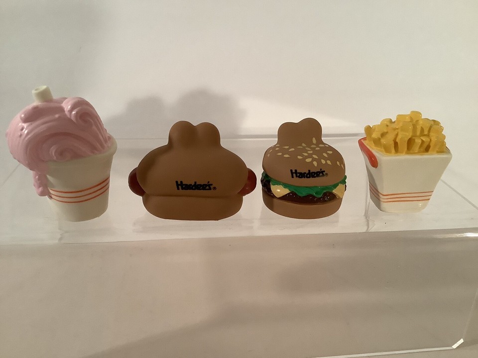 Hardee’s Kids Meal Toys 1990 Food Squirters Complete Set Of 4 | eBay