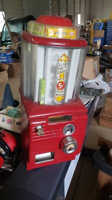 Vtg 1940s? North Western 5 Cent Gum Stick Pack Vending Machine Carousel ...