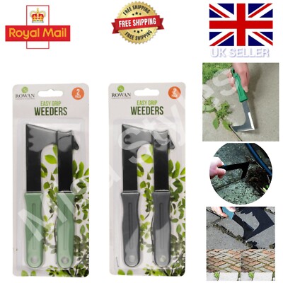 2Pc GARDEN PATIO WEEDER SET WEED PULLER WEEDING REMOVER TOOL MOSS ...