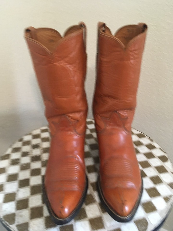VINTAGE USA TONY LAMA WESTERN ROCKABILLY COWBOY ENGINEER BOOTS 10 B | eBay