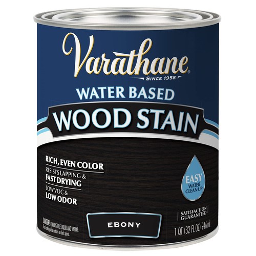 Varathane 381120 Water Based Wood Stain Quart Ebony | eBay