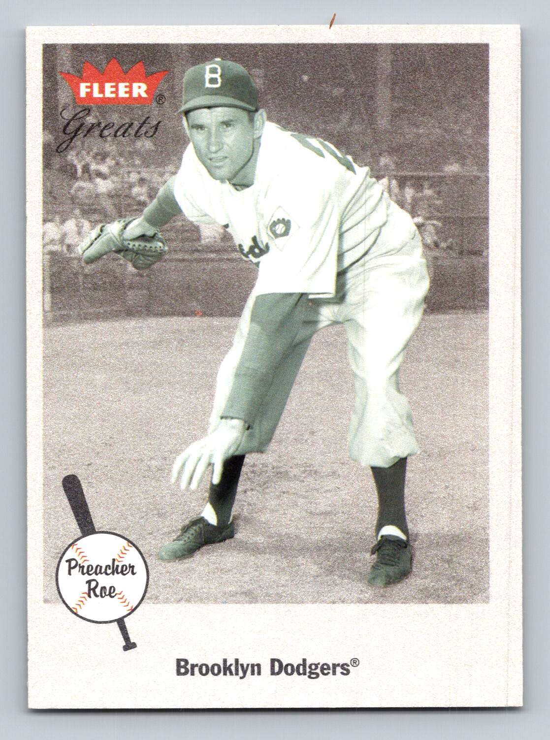 2002 Fleer Greats of the Game #59 Preacher Roe Dodgers | eBay