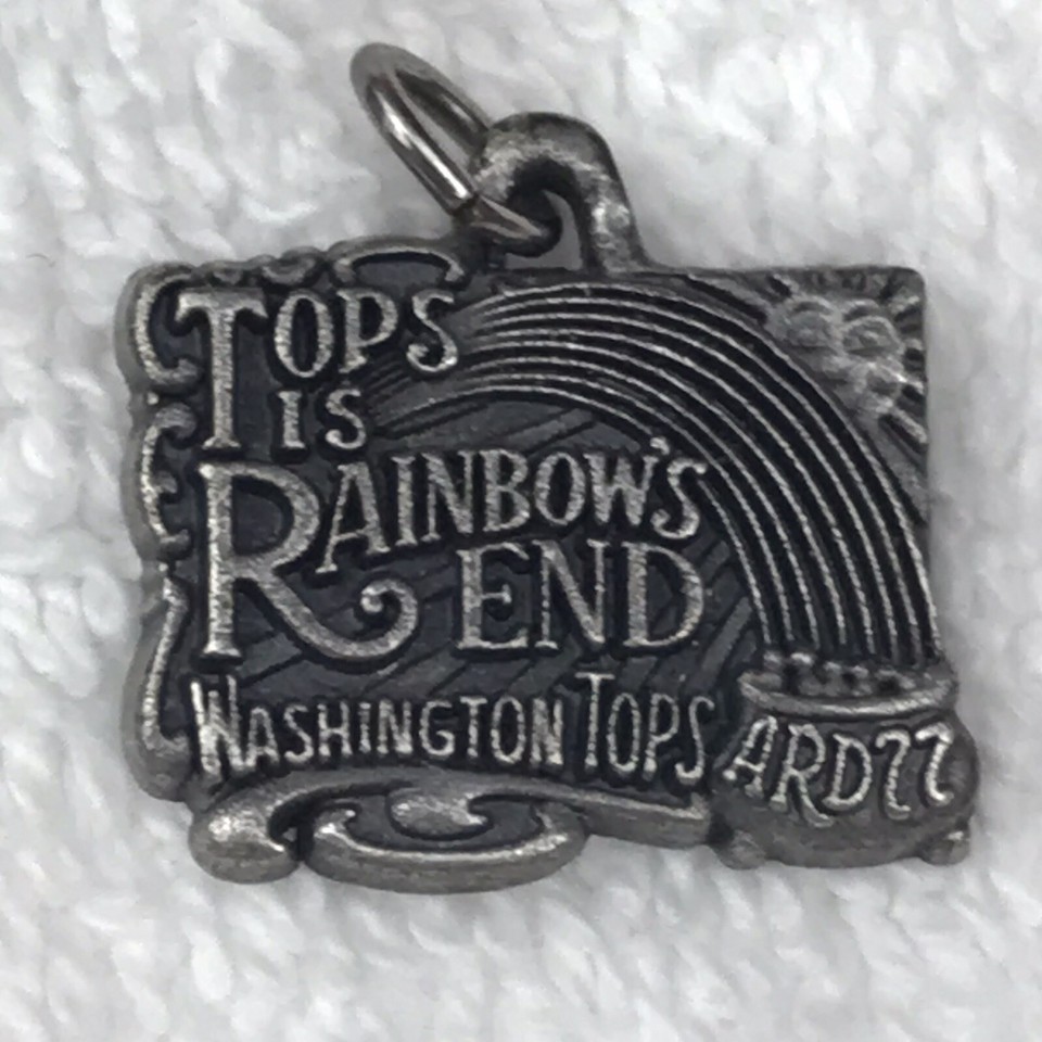 Washington Tops Rainbows End Charm Pendant Vintage | eBay