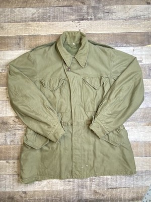 WWII M1943 Field Jacket Size 38R Army Green WW2 Military US Army 40s ...