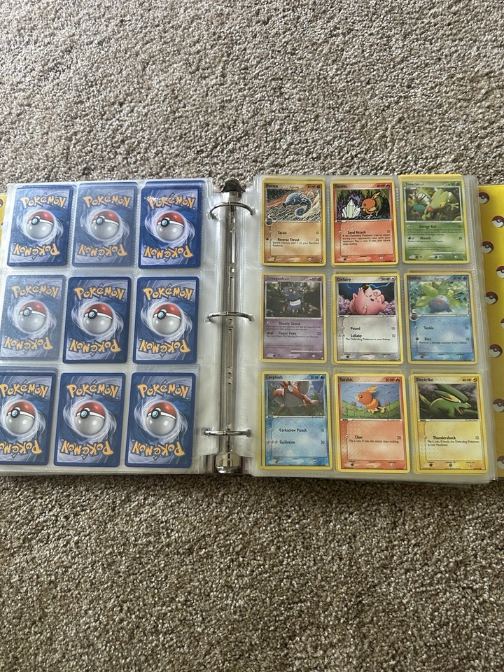 Pokemon Collection Binder Lot - 50 Pages + VINTAGE BINDER | eBay