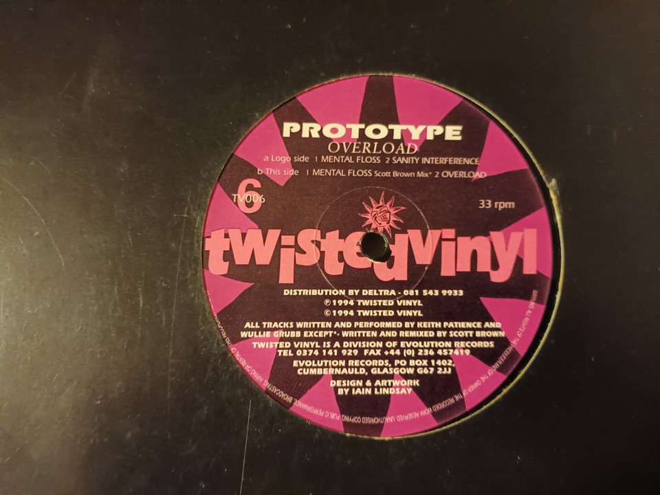 Prototype - Overload. Twisted Vinyl TV006 | eBay UK