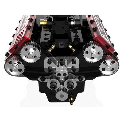 Eight Cylinder 4 Stroke Nitro Engine Model For RC Car And Boat Water ...