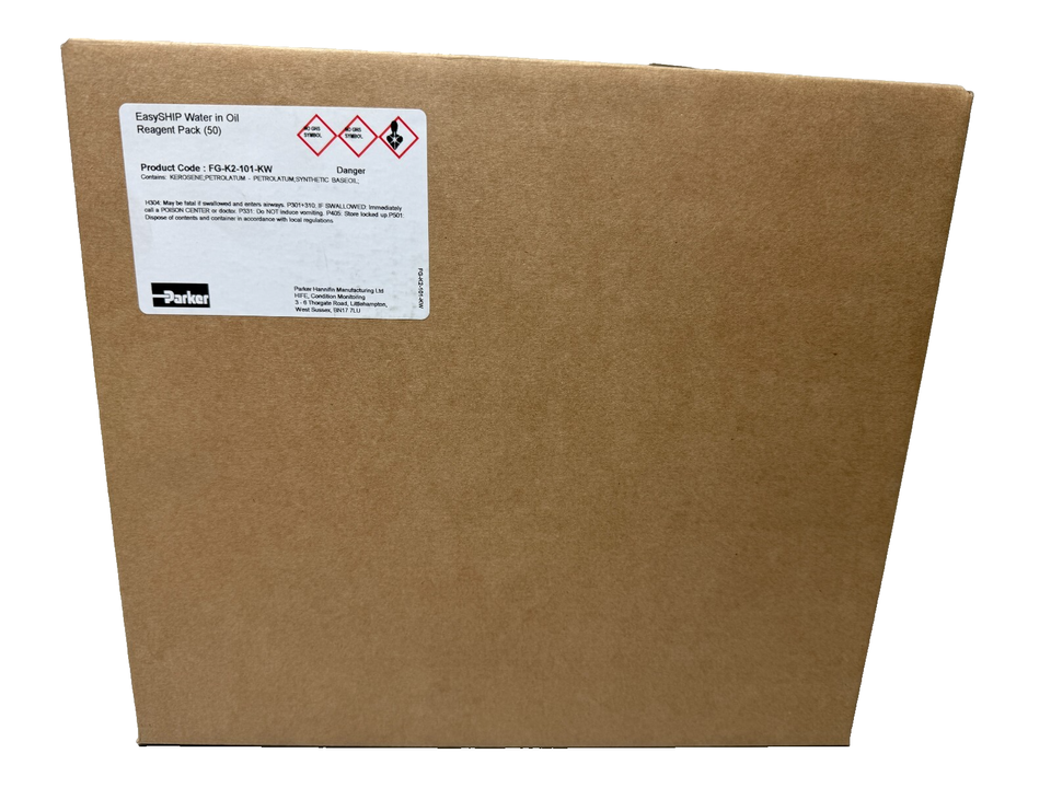Parker FG-K2-101-KW EasySHIP Water in Oil Reagent Pack 50 Replaces ...