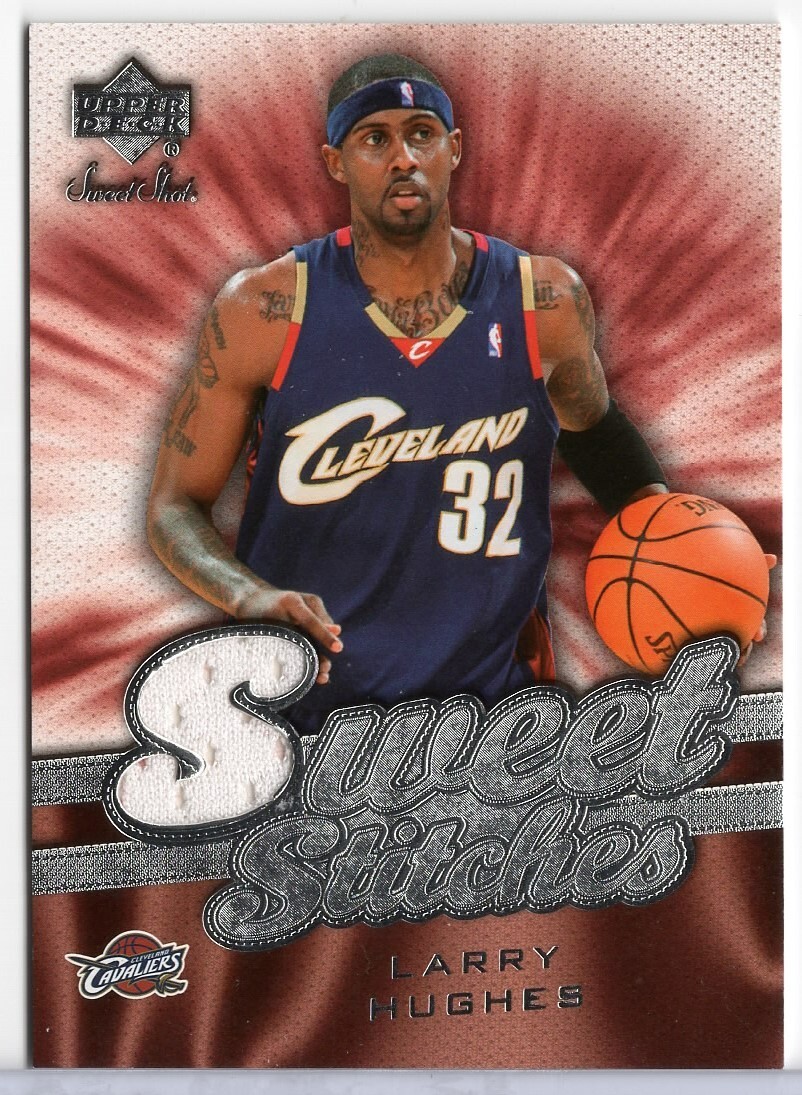 2007-08 Upper Deck Sweet Shot - Sweet Stitches Memorabilia #ST-LH Larry ...