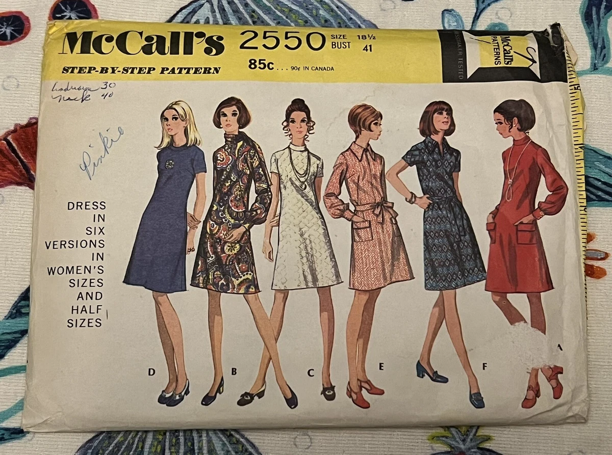 60s Shift Dress Pattern
