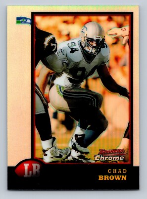 CHAD BROWN 1998 BOWMAN CHROME REFRACTOR #122 SEATTLE SEAHAWKS | eBay