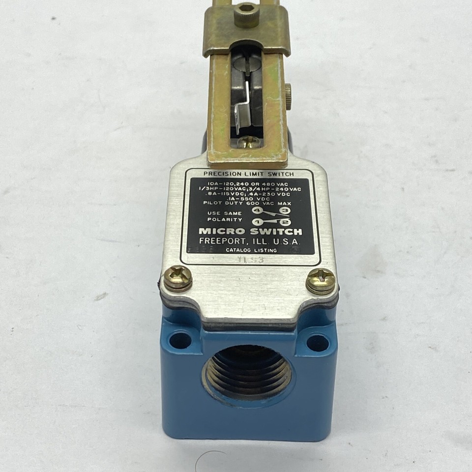NEW Micro Switch 10A-120,240,480 VAC Compact Rotary Actuated Limit ...