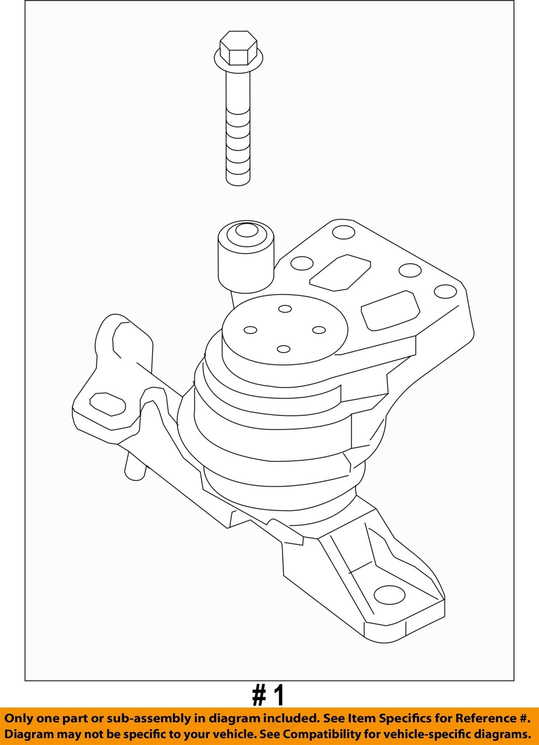 FORD OEM 13-15 Taurus - Support moteur / jambe de force de couple ...