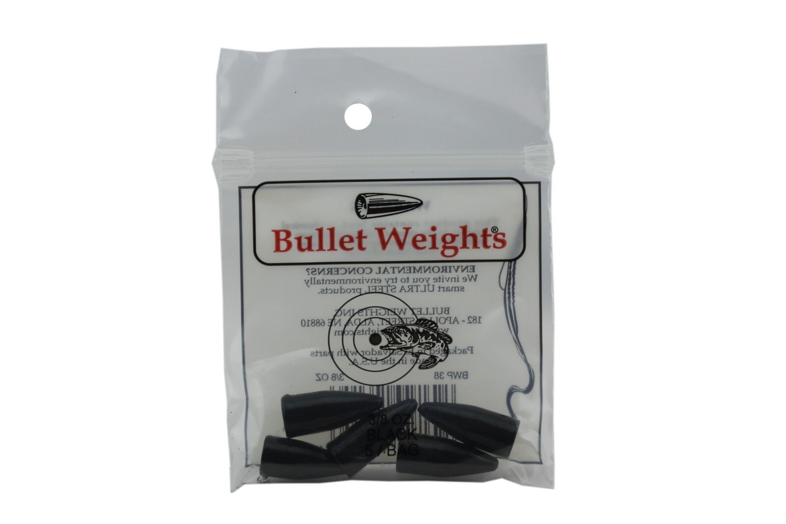 Bullet Weights Black Worm / Slip Sinkers 1/64oz to 1oz Packages NOS ...