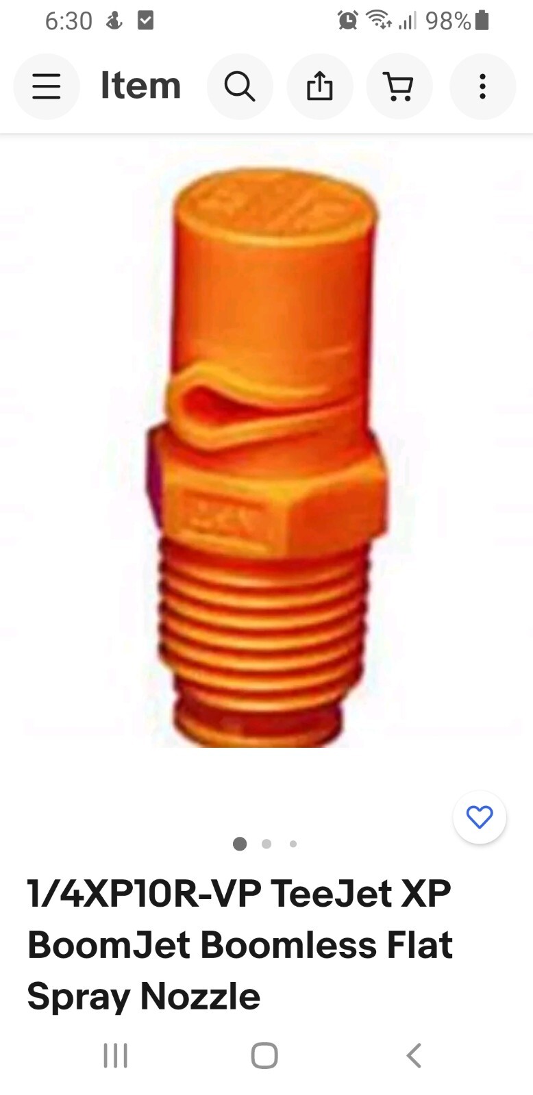 Teejet XP Boomjet Nozzles | eBay Australia