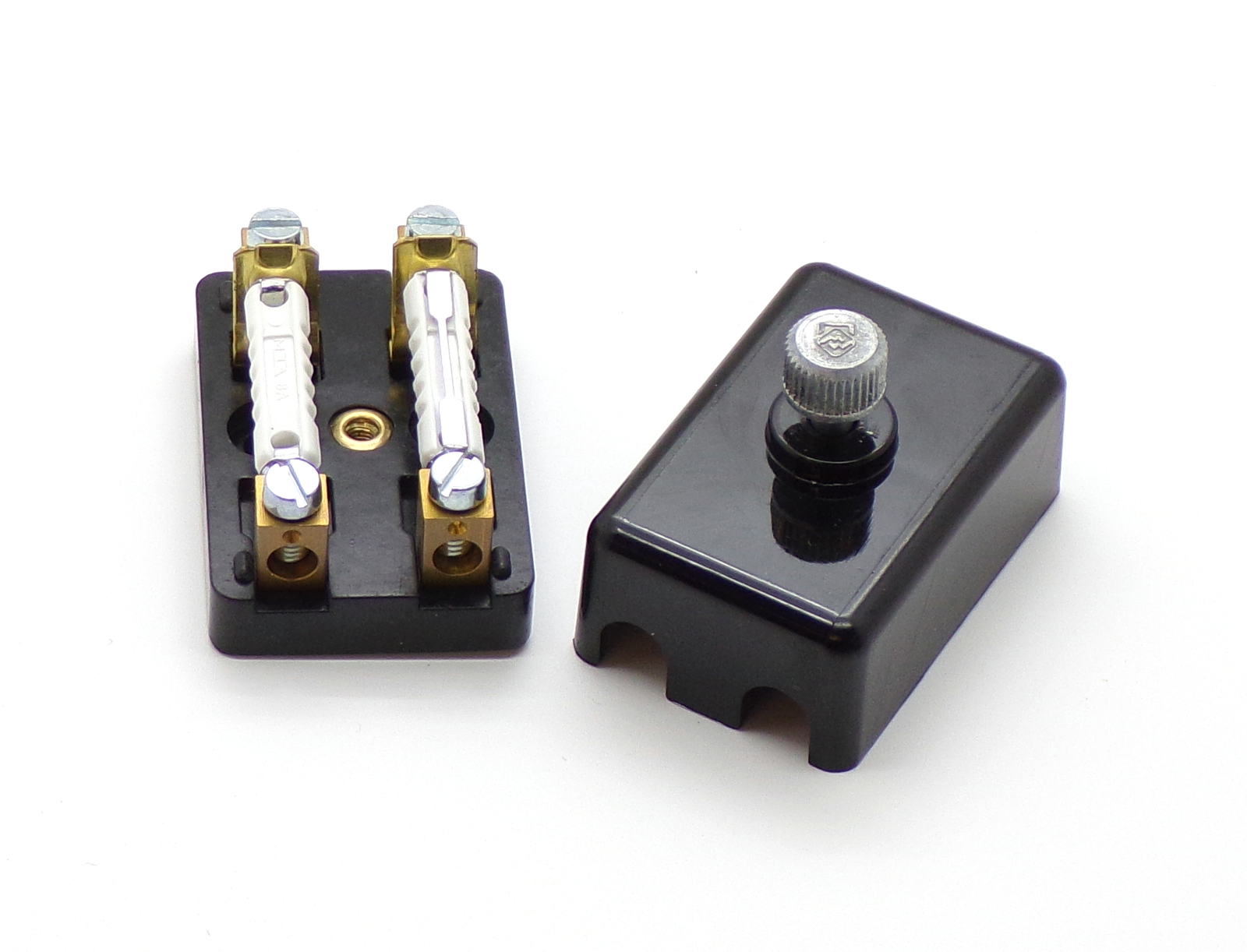 Universal Vintage Classic Car Bakelite 2 Pole Fuse Box VW Beetle ...