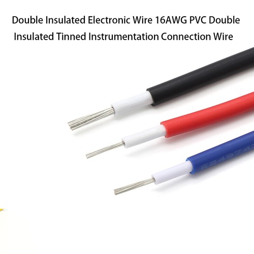 Double Insulated Electronic Wire 16AWG PVC Double Insulated Tinned ...