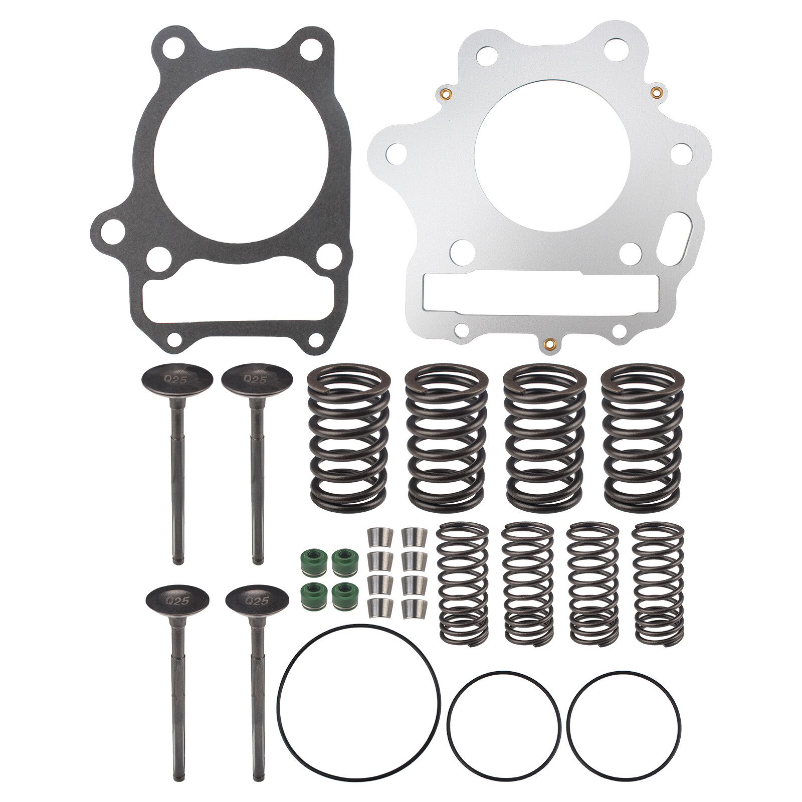 Cylinder Intake Exhaust Valve Kit for 1993-2008 Honda TRX300EX Sportrax ...