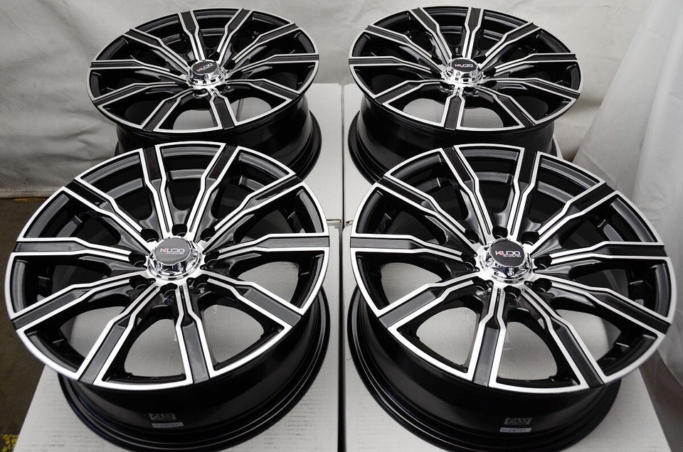 16x7 Black Wheels Rims 4 Lug Acura Integra Honda Accord Civic Mini ...