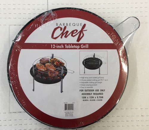 barbecue tabletop grill camping gift hunting grilling cooking fun BBQ ...