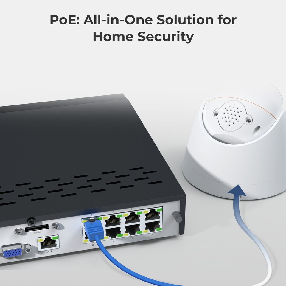 Reolink 12MP Home PoE CCTV Security Camera System 16CH 4TB NVR with RLC ...