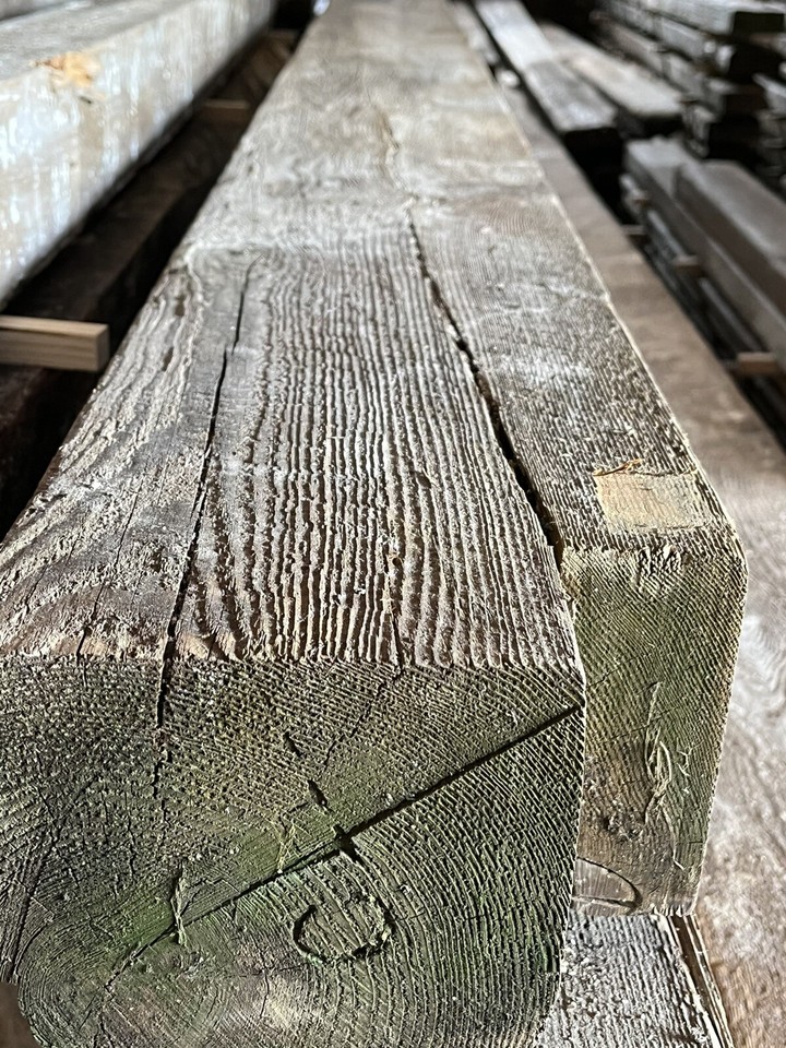 Reclaimed Lumber From 1860 Barn, 19 Foot Long Chestnut Beams | eBay