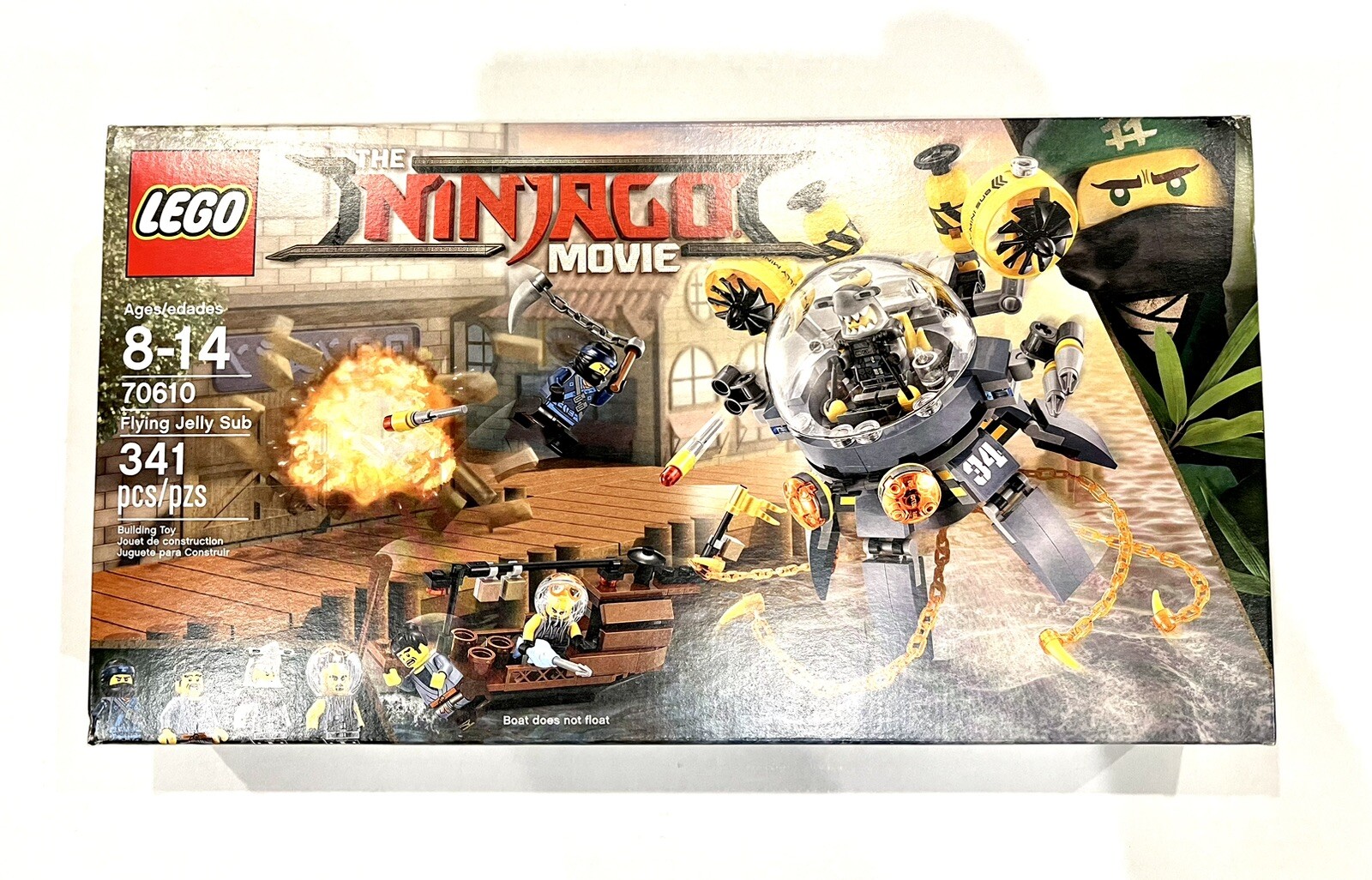 LEGO The LEGO Ninjago Movie Flying Jelly Sub (70610) New Sealed Jay ...