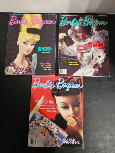 3 issues Barbie Bazaar Magazine Bloopers Astronaut 1996 | eBay