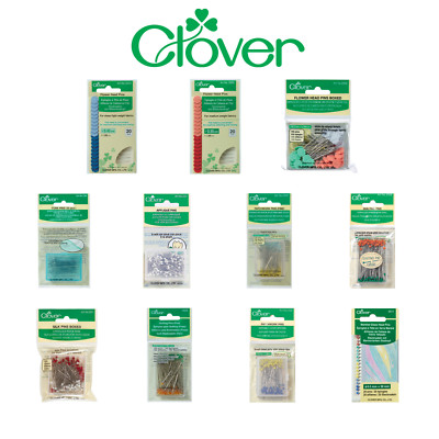 Clover Pins - Fork Pins - Applique Pins - Quilting - Patchwork - Flower ...