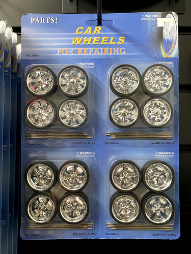 MJ2006A Spinner Rims & Wheel Set Car Wheels for Repairing 1/18 Diorama ...