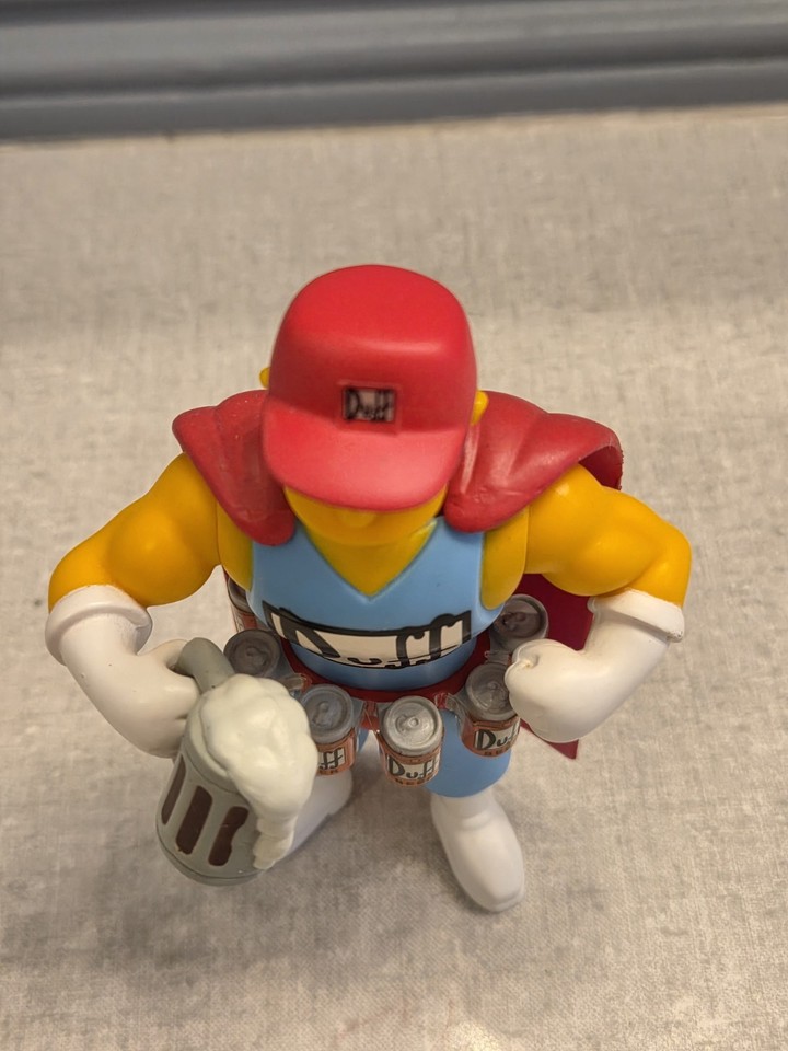 Playmates Duffman Figure The Simpsons World Of Springfield WOS ...