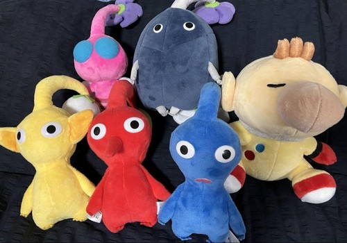 Pikmin Plush 6 pcs Set Nintendo Pikmin 3 Deluxe Character Collectibles ...