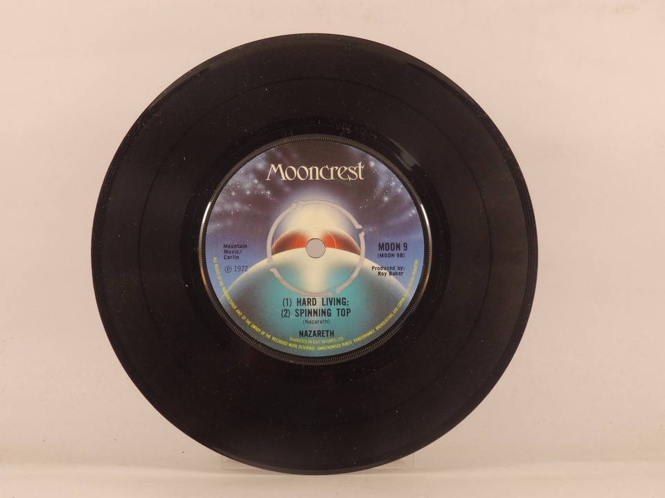 NAZARETH BAD BAD BOY / HARD LIVING / SPINNING TOP (123) 3 Track 7 ...